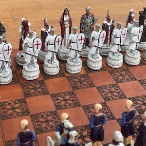 Chess Painted Soldiers - Etsy
