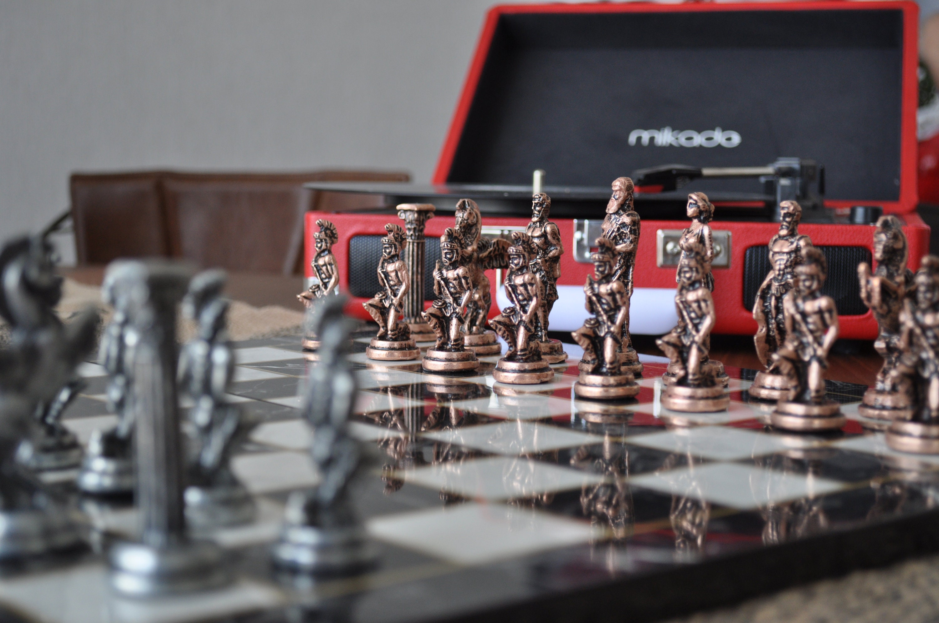 Pegasus Chess Set Black and White Chess Handcrafted Wood - Etsy UK