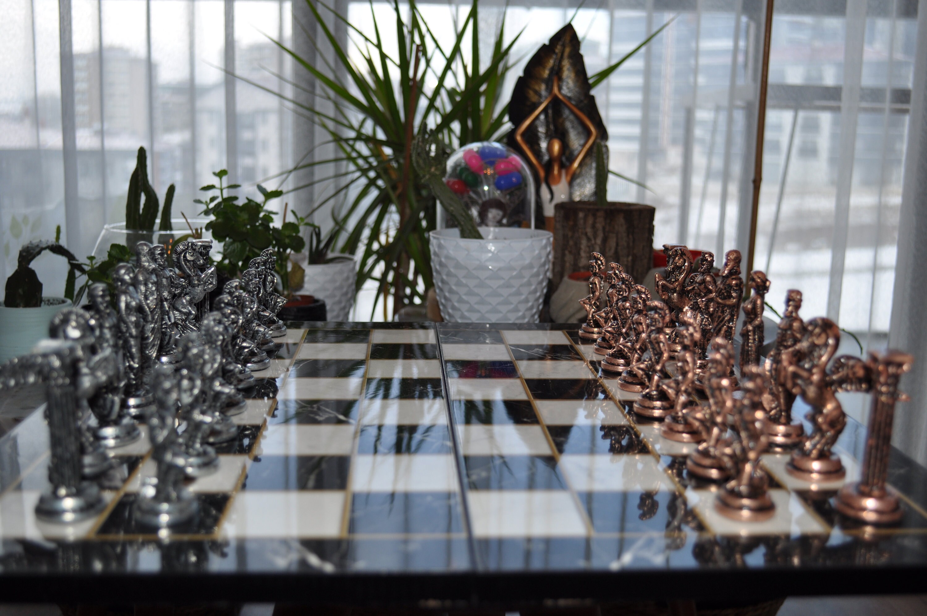 Pegasus Chess Set Black and White Chess Handcrafted Wood - Etsy UK