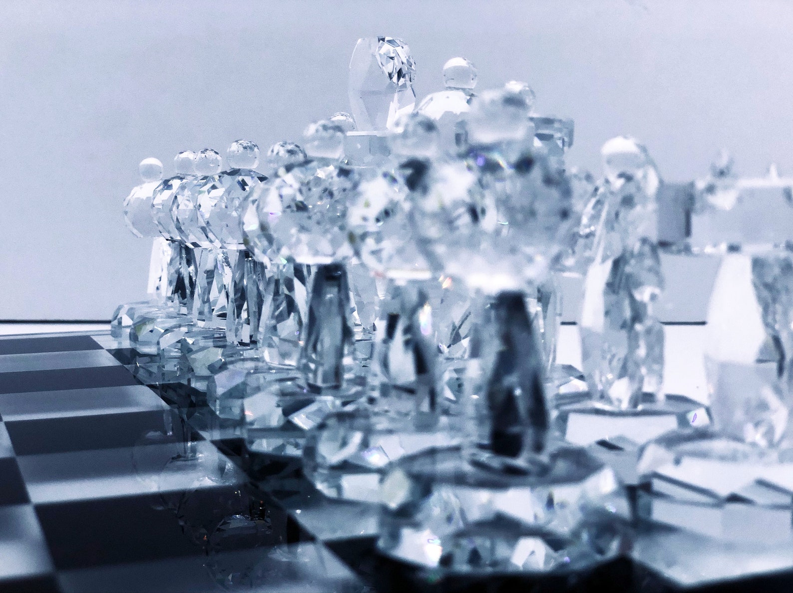 Handmade Crystal Chess Set Luxury Cut-glass Chess Set Unique - Etsy