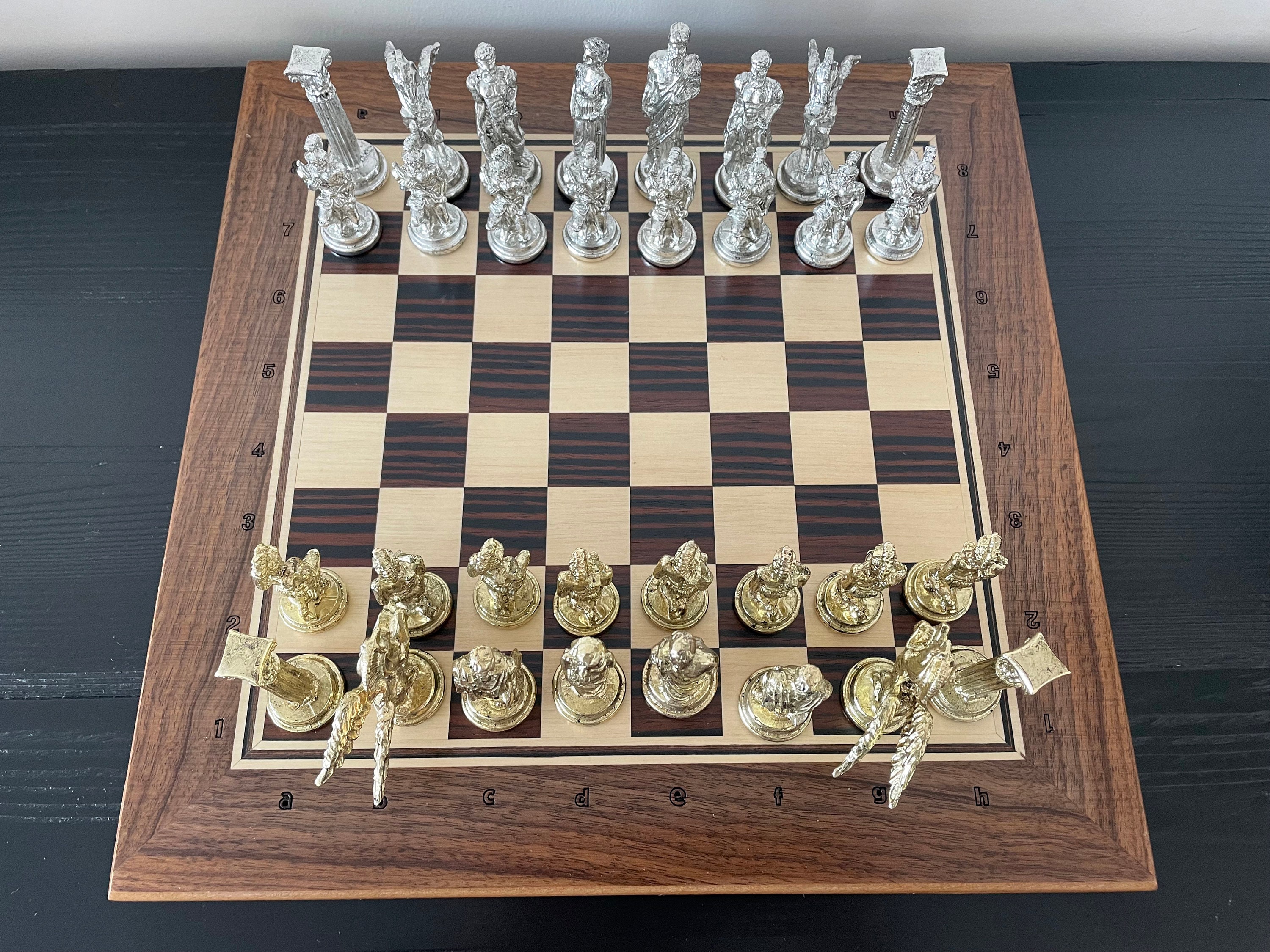 Pegasus Chess Set Personalized Wooden Chess Set Handcrafted | Etsy