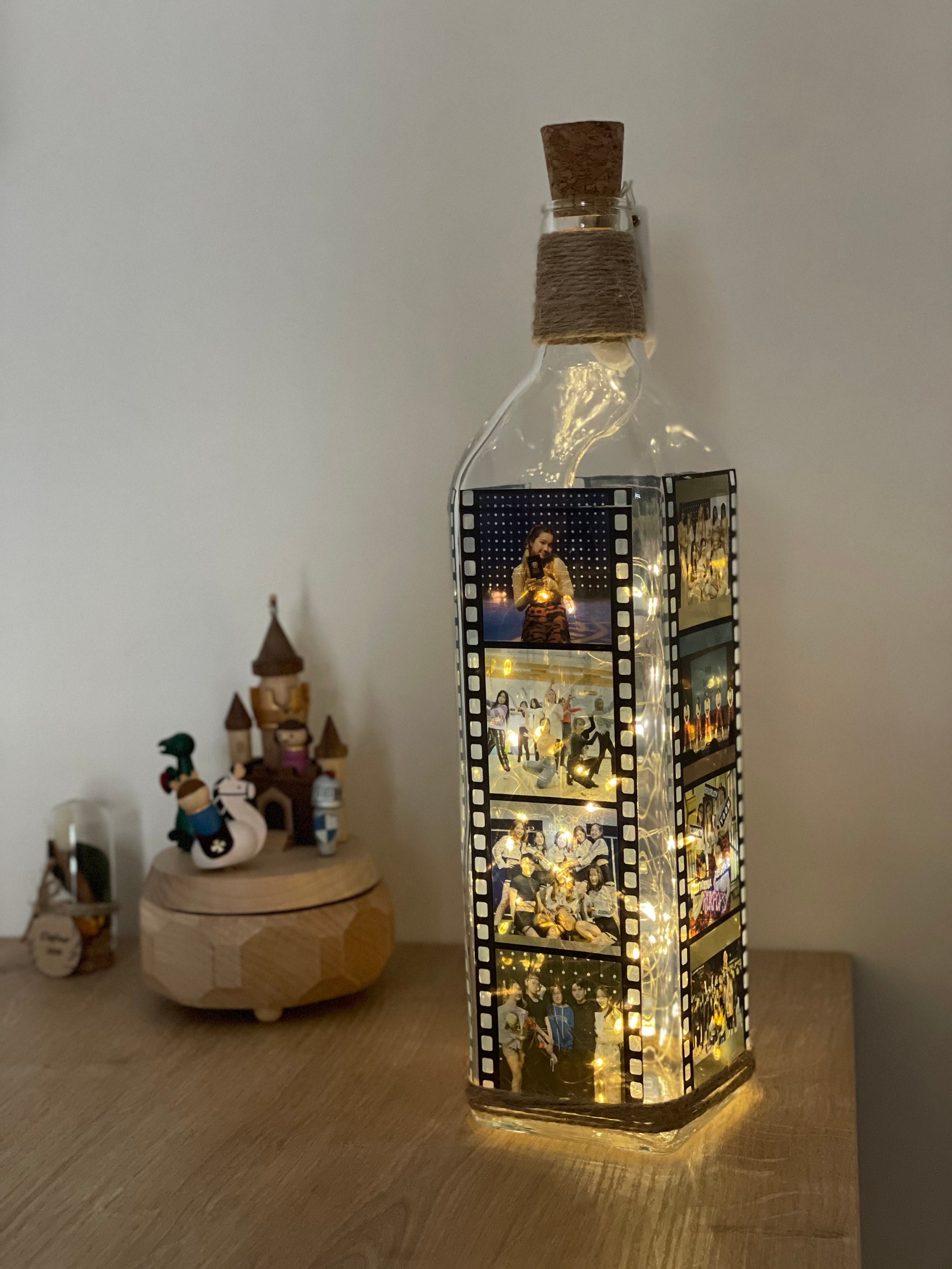 Decorative Bottle Lamp Special Gift Customizable Lamp | Etsy