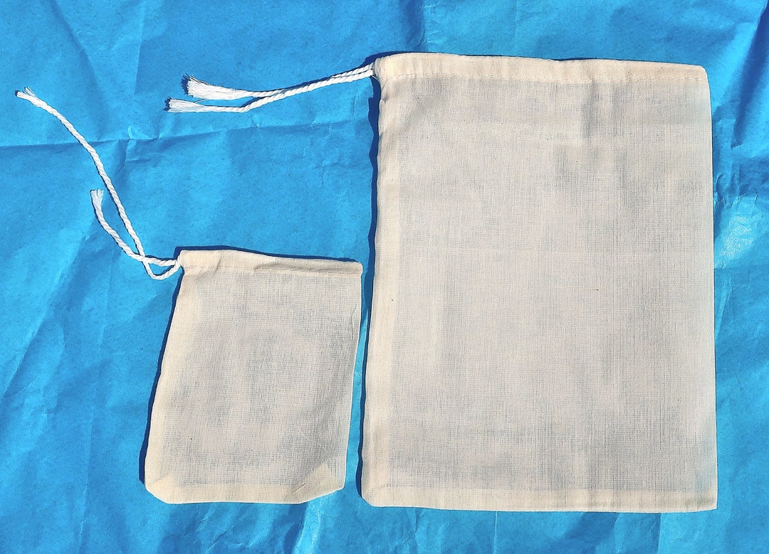 Bath Soak Cotton Bag Reusable Botanicals Salts Dried - Etsy UK