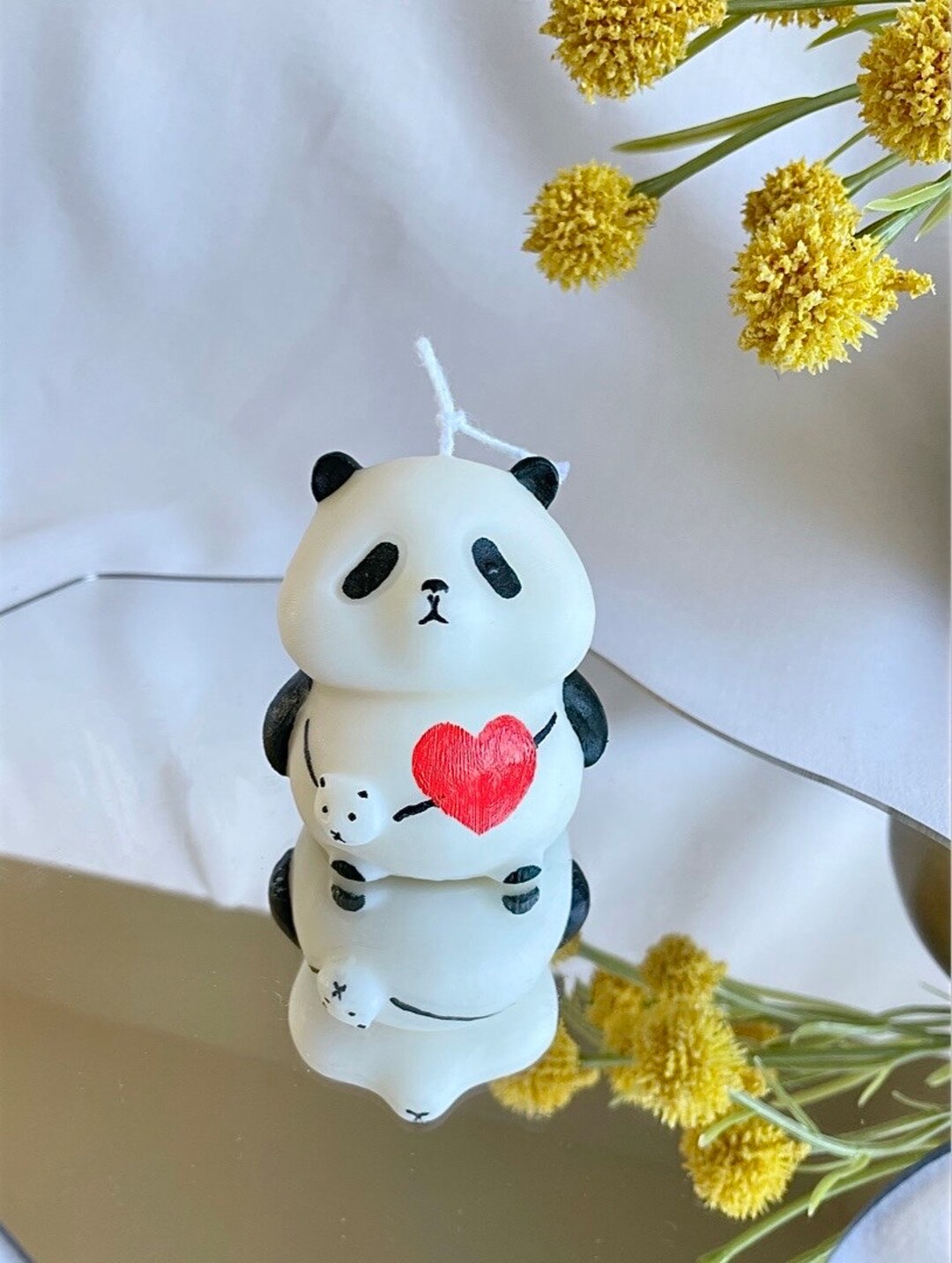 Cute Panda Candle 100% Natural Soy Candlebirthday Giftvalentines Day ...