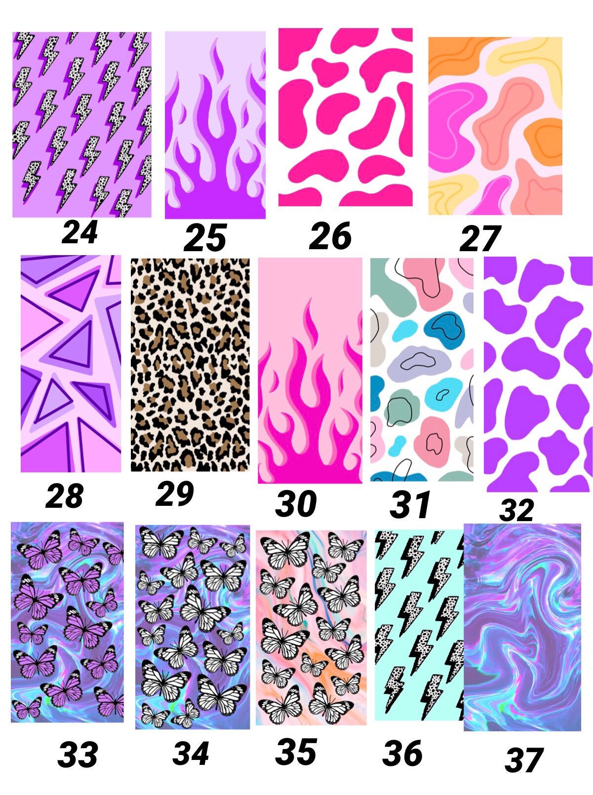 CUSTOM iPhone case 30 patterns | Etsy