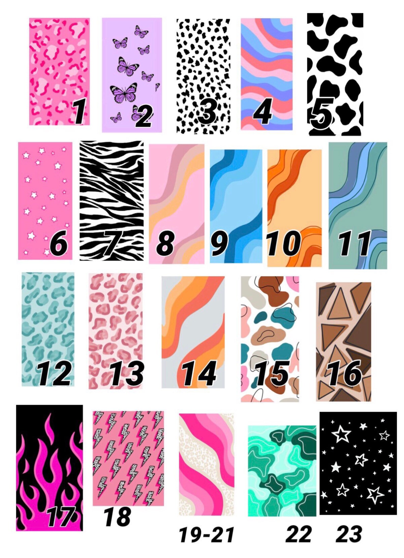 CUSTOM iPhone case 30 patterns | Etsy