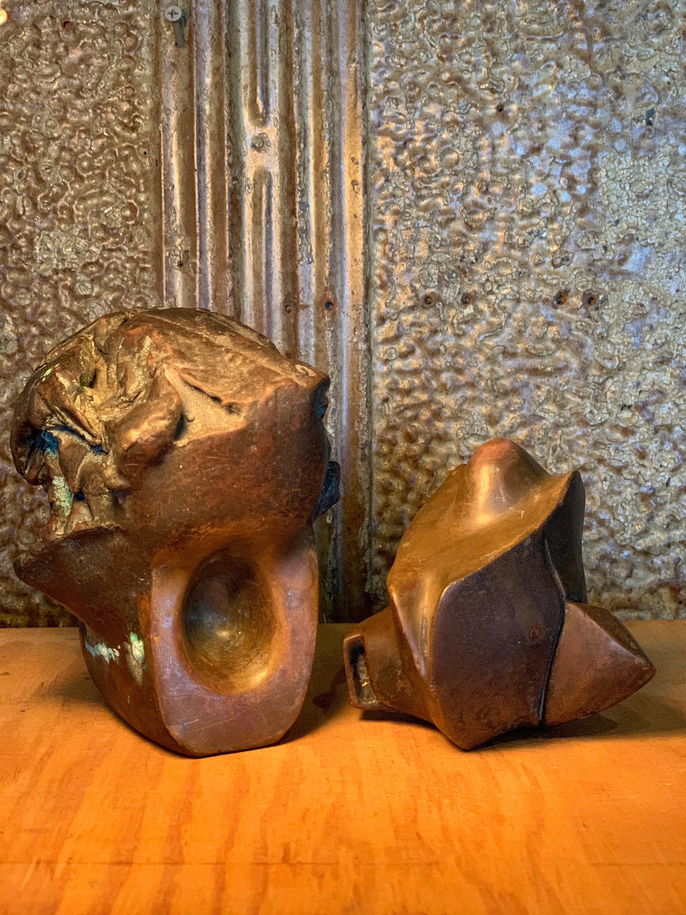 Bronze Brutalist Sculpture - Etsy