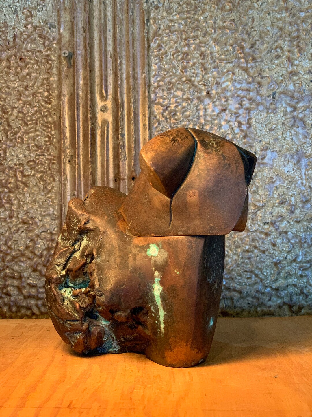 Bronze Brutalist Sculpture - Etsy