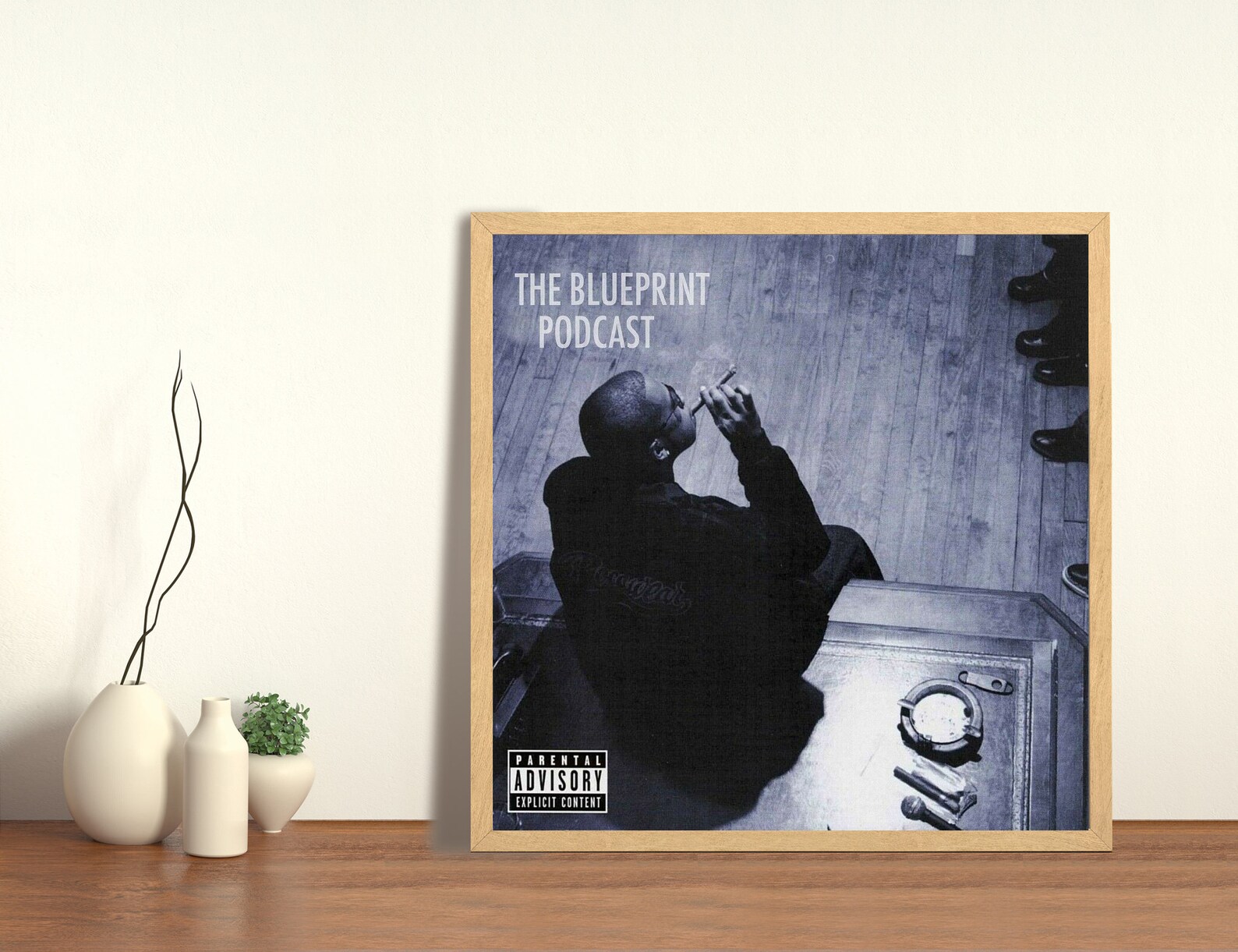 Jay-Z The Blueprint Album Cover Poster / Music Poster / Home | Etsy