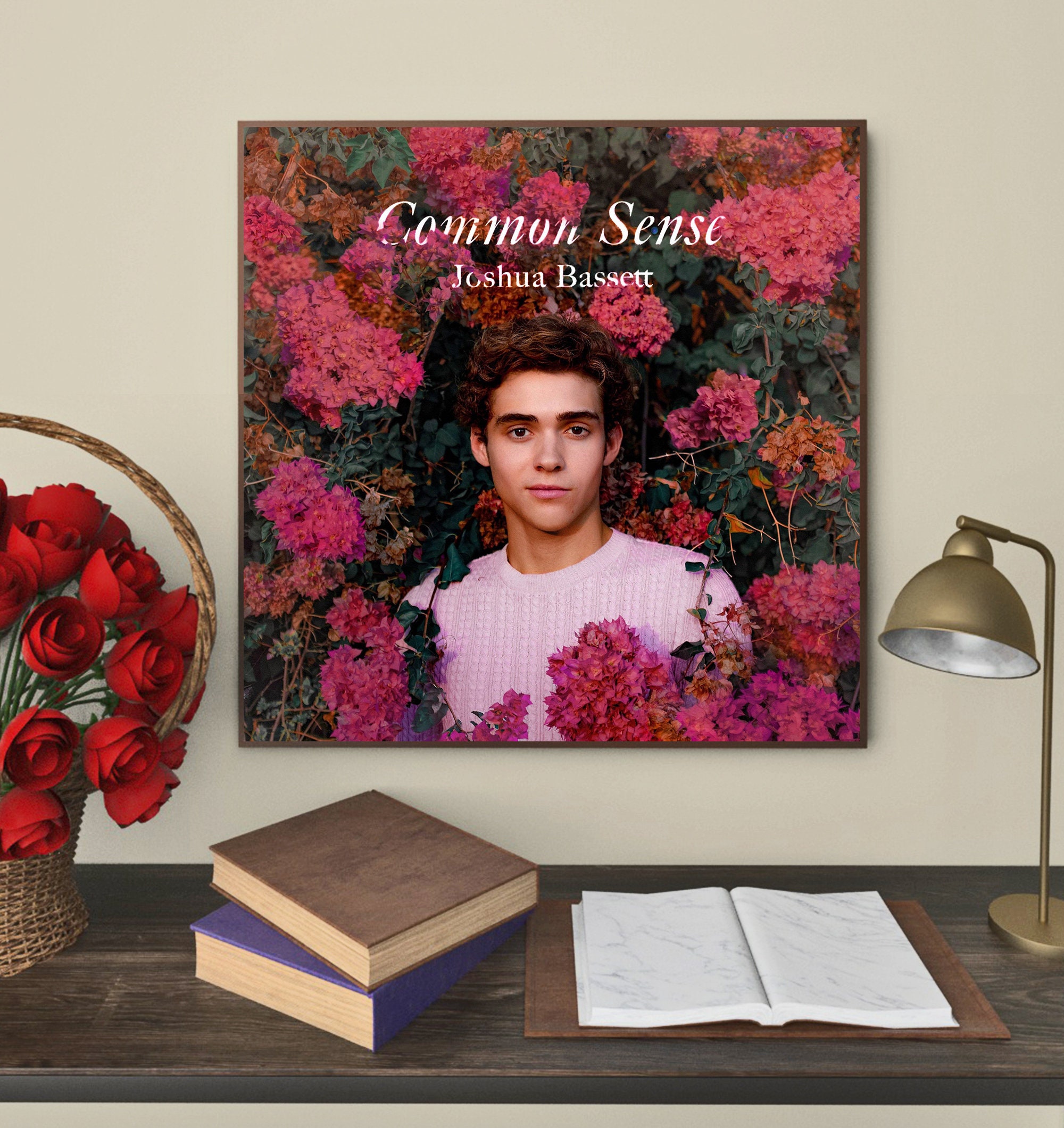 Common sense joshua bassett Album Cover Poster / Music Album | Etsy