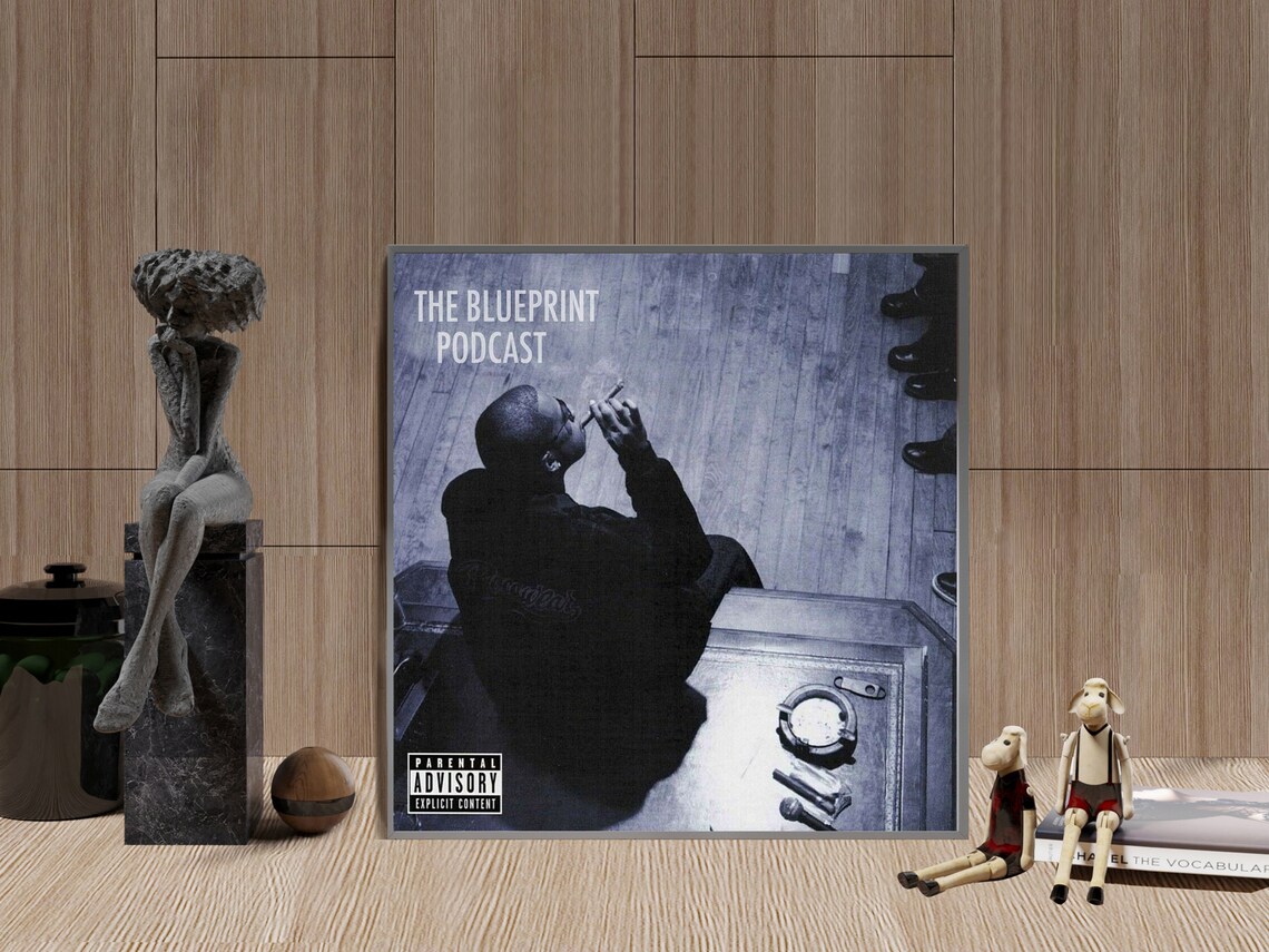 Jay-Z The Blueprint Album Cover Poster / Music Poster / Home | Etsy