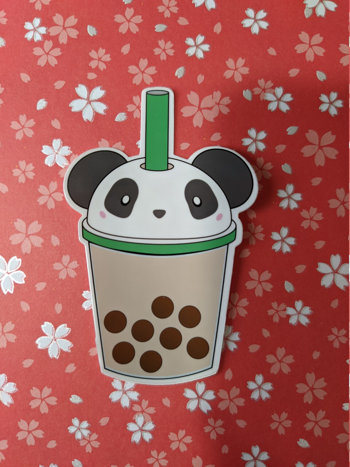 Panda Bubble Tea Sticker Laptop Sticker Vinyl Sticker - Etsy UK
