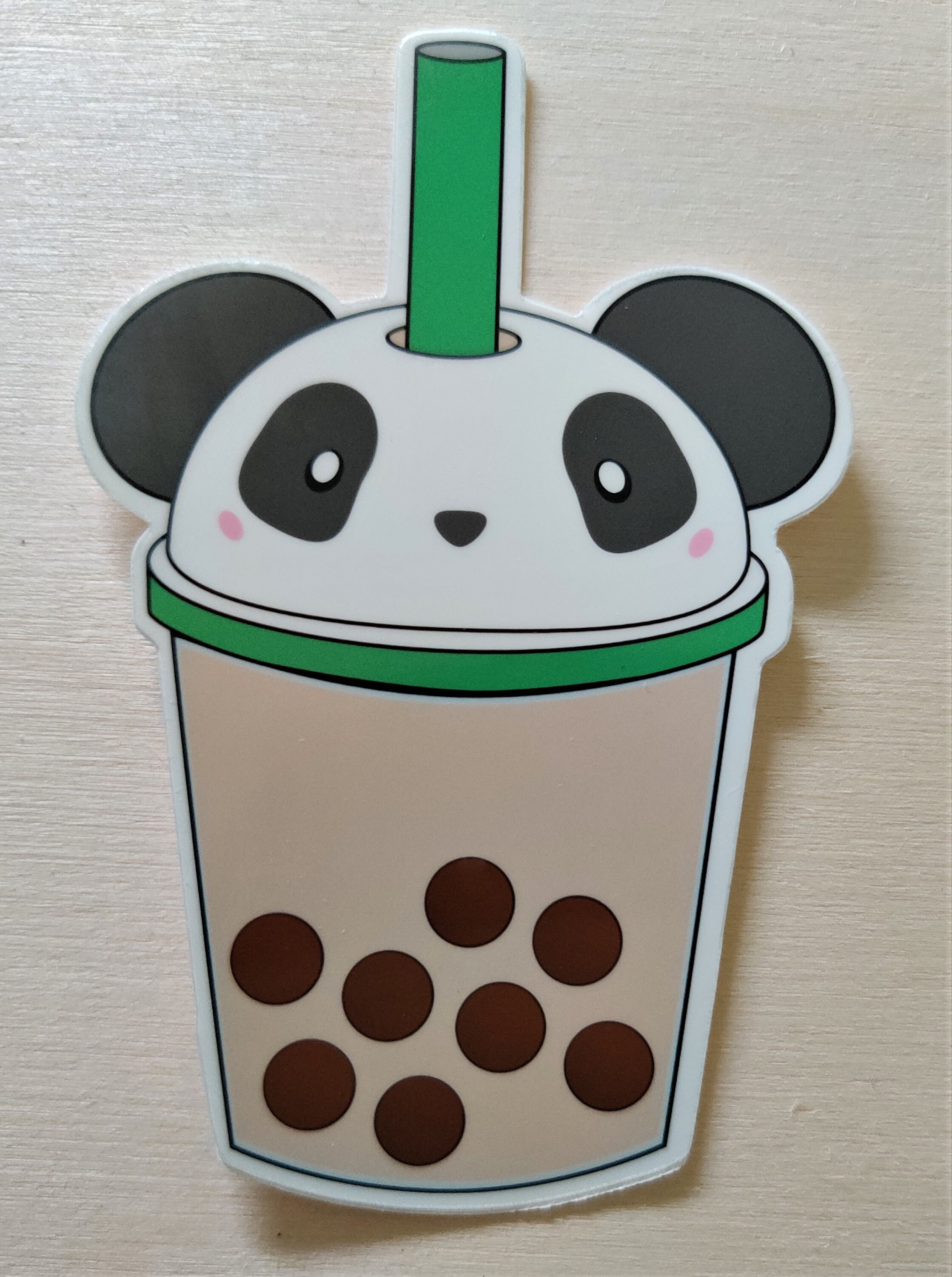 Panda Bubble Tea Sticker Laptop Sticker Vinyl Sticker - Etsy UK