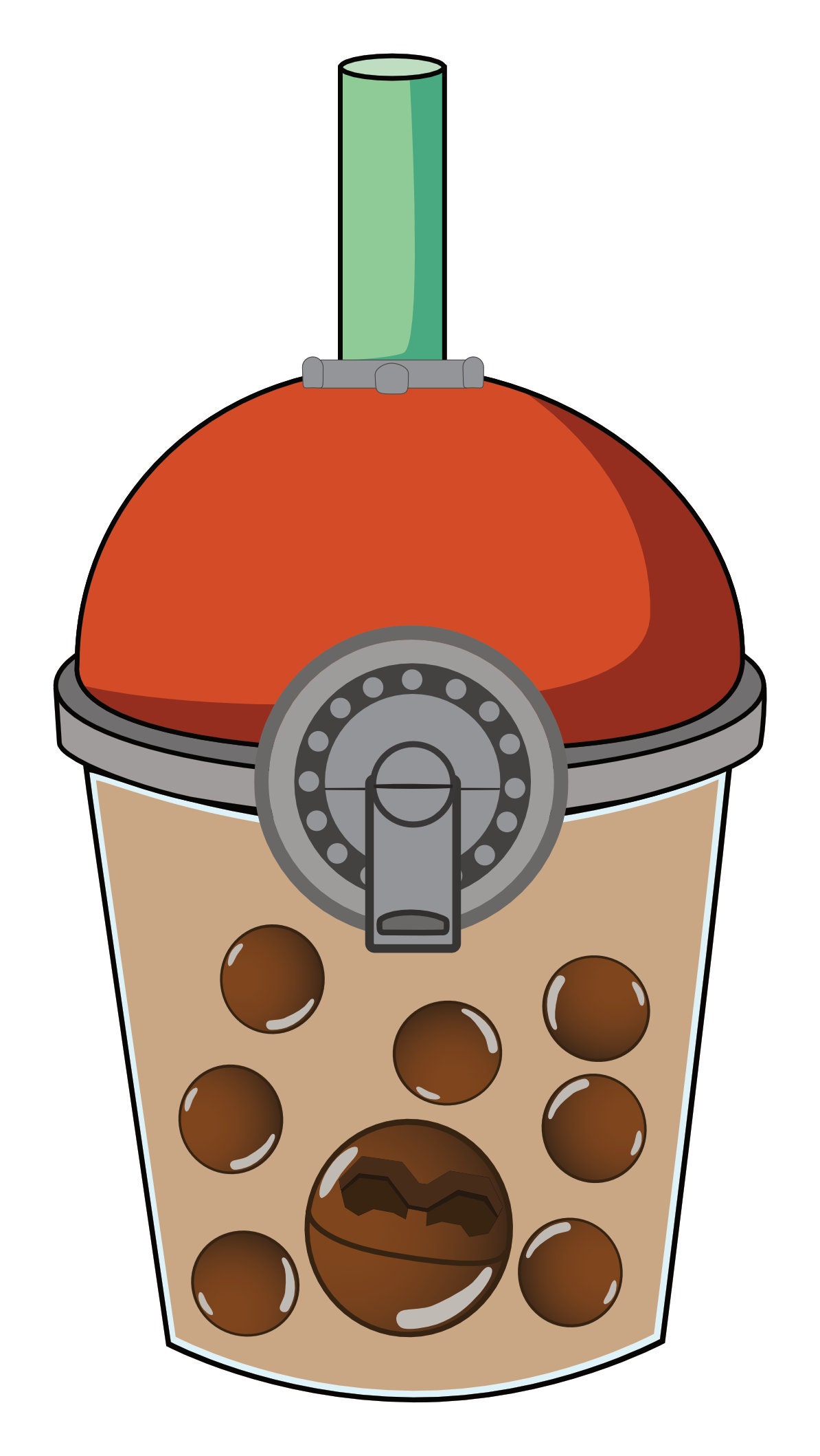 Pokemon Boba Milk Tea Drink Catch All the Drinks Sticker - Etsy