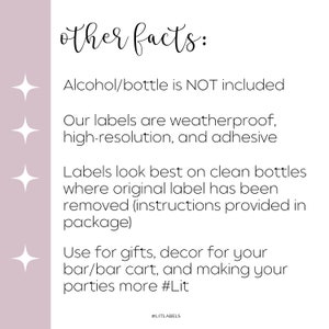 Pack of Mini Custom Champagne Labels Bridesmaid Proposal Personalized ...