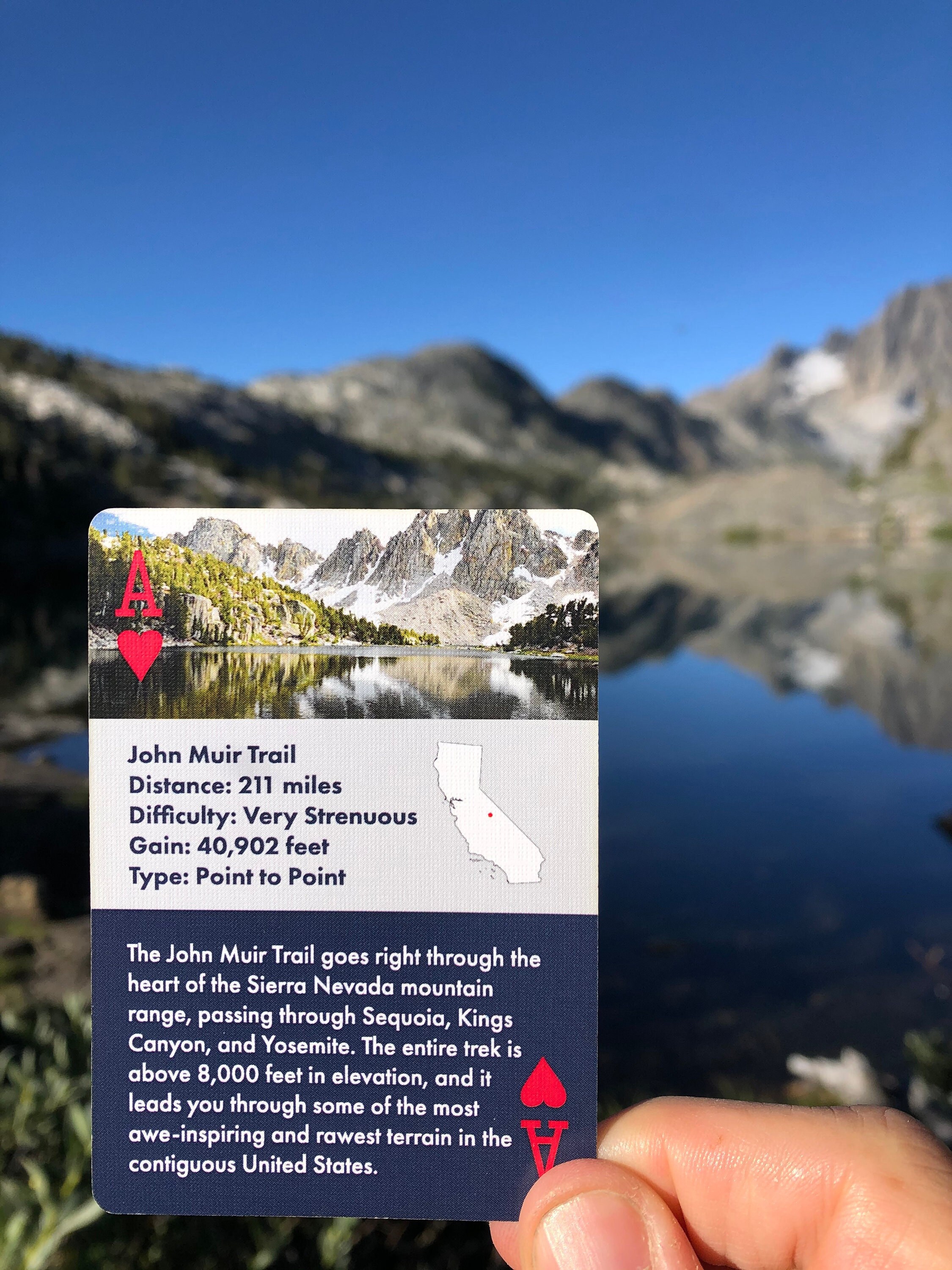 CALIFORNIA Playing Cards: 52 Hikes in Your Pocket - Etsy