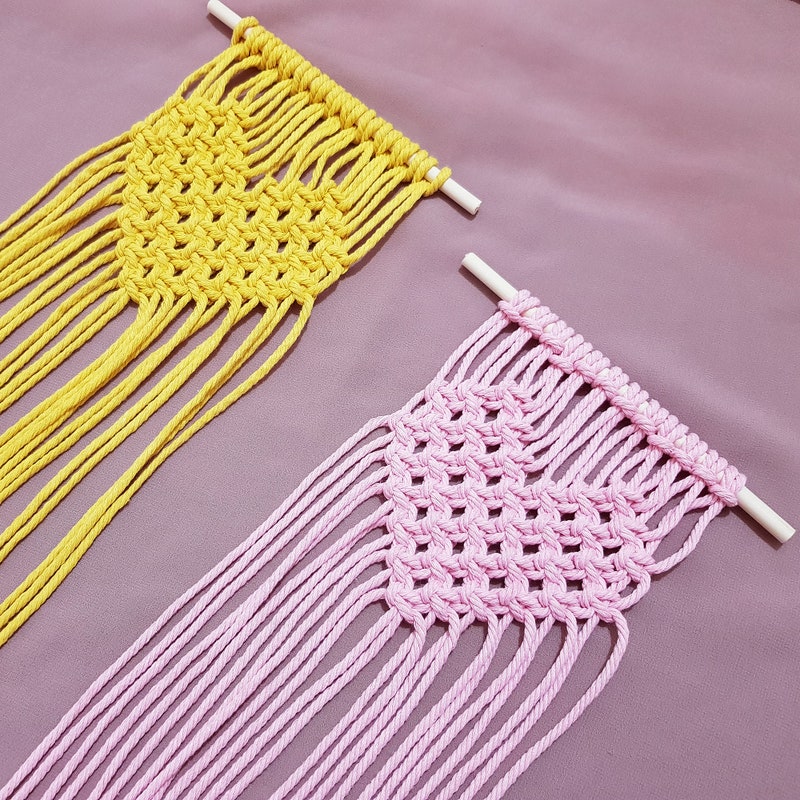 Heart Macrame Pattern - Etsy