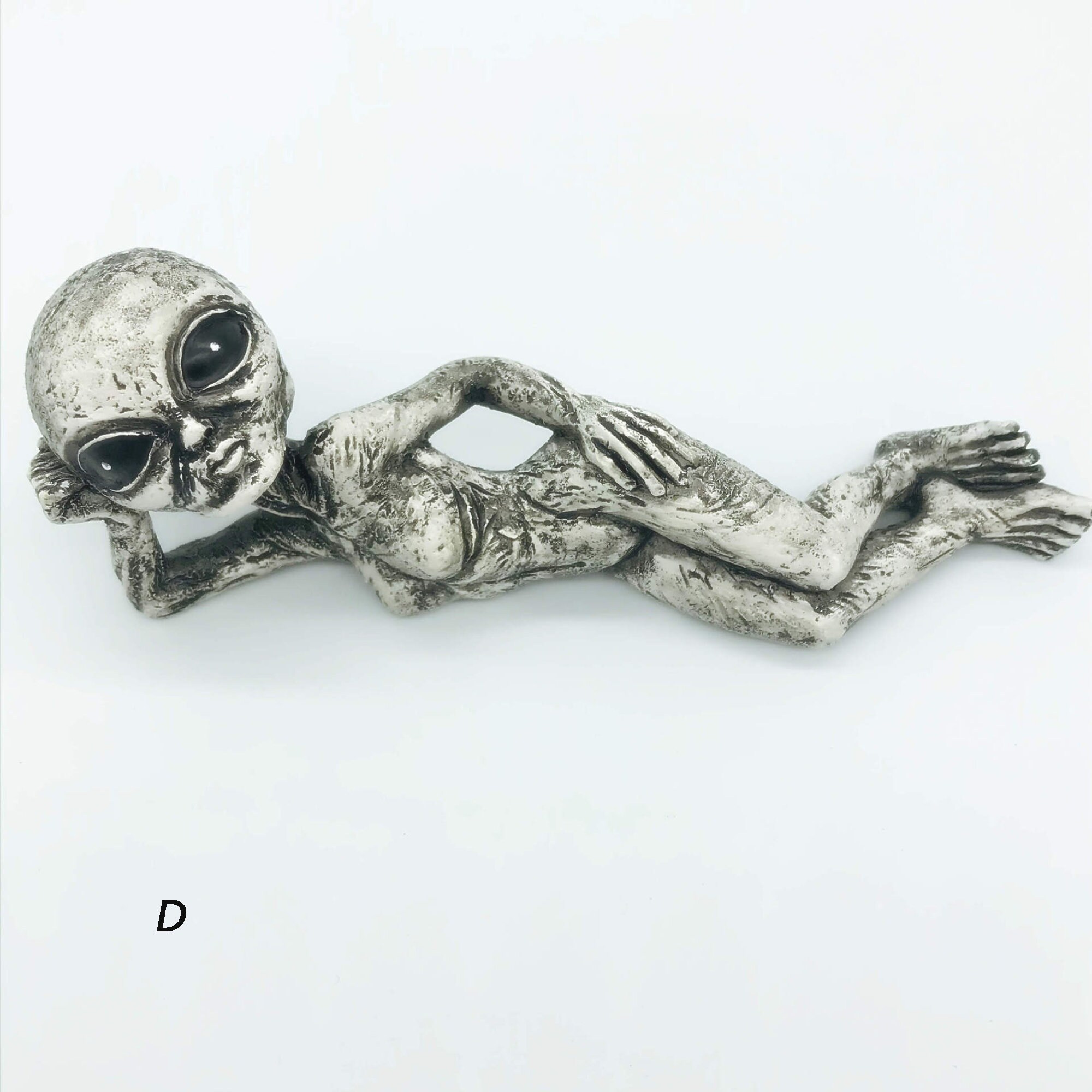 Alien Garden Decor Resin Statue ArtHalloween Garden Statues | Etsy