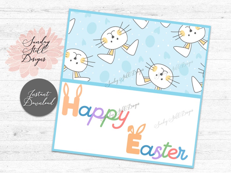 Easter Treat Bag Topper / Easter Cookie Bag Topper / 4" & 5" Easter Bag ...