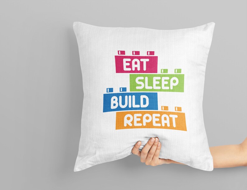 Eat Sleep Build Repeat SVG Bricks Master SVG Building Blocks - Etsy