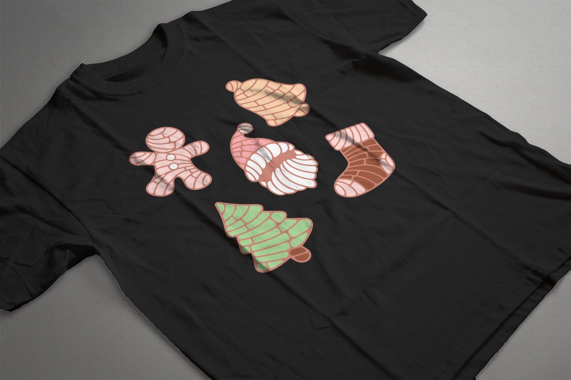 Christmas Conchas SVG Bundle Pan Dulce SVG Cafecito Y Chisme - Etsy