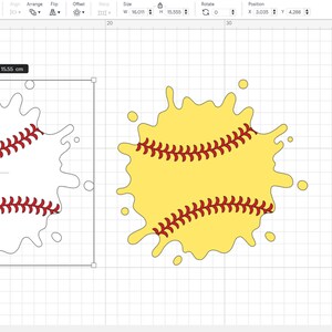 Splatter Sport Balls Bundle Svg, Baseball and Softball Splash Svg ...