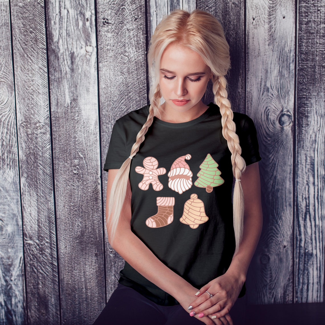 Christmas Conchas SVG Bundle Pan Dulce SVG Cafecito Y Chisme - Etsy