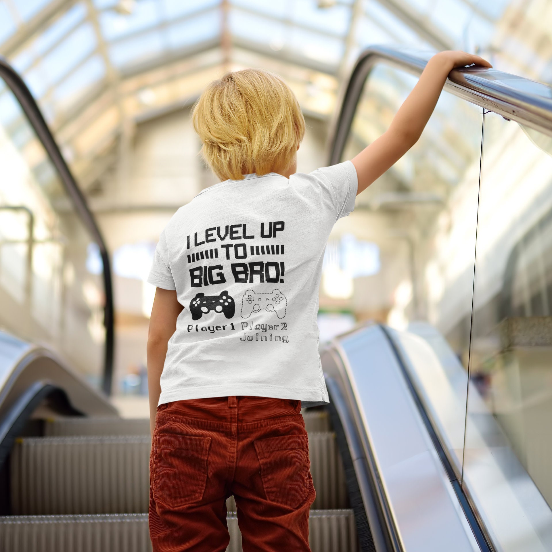 I Level up to Big Bro Svg Promoted to Big Brother Svg | Etsy