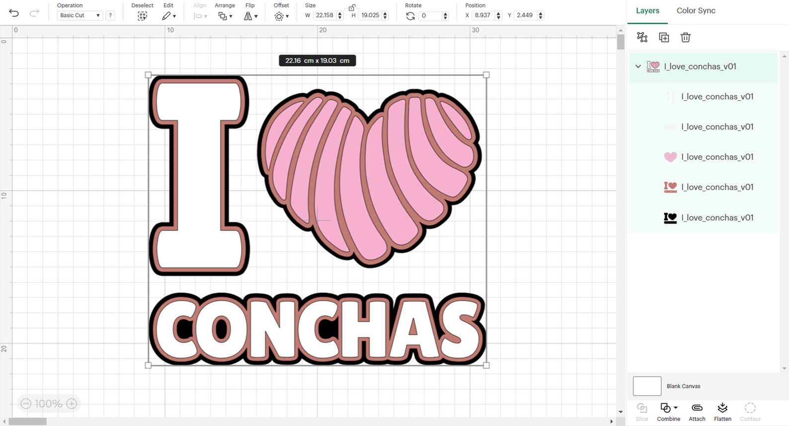I Love Conchas Svg, Funny Mexican Bread Lover Svg, Concha Pan De Dulce ...