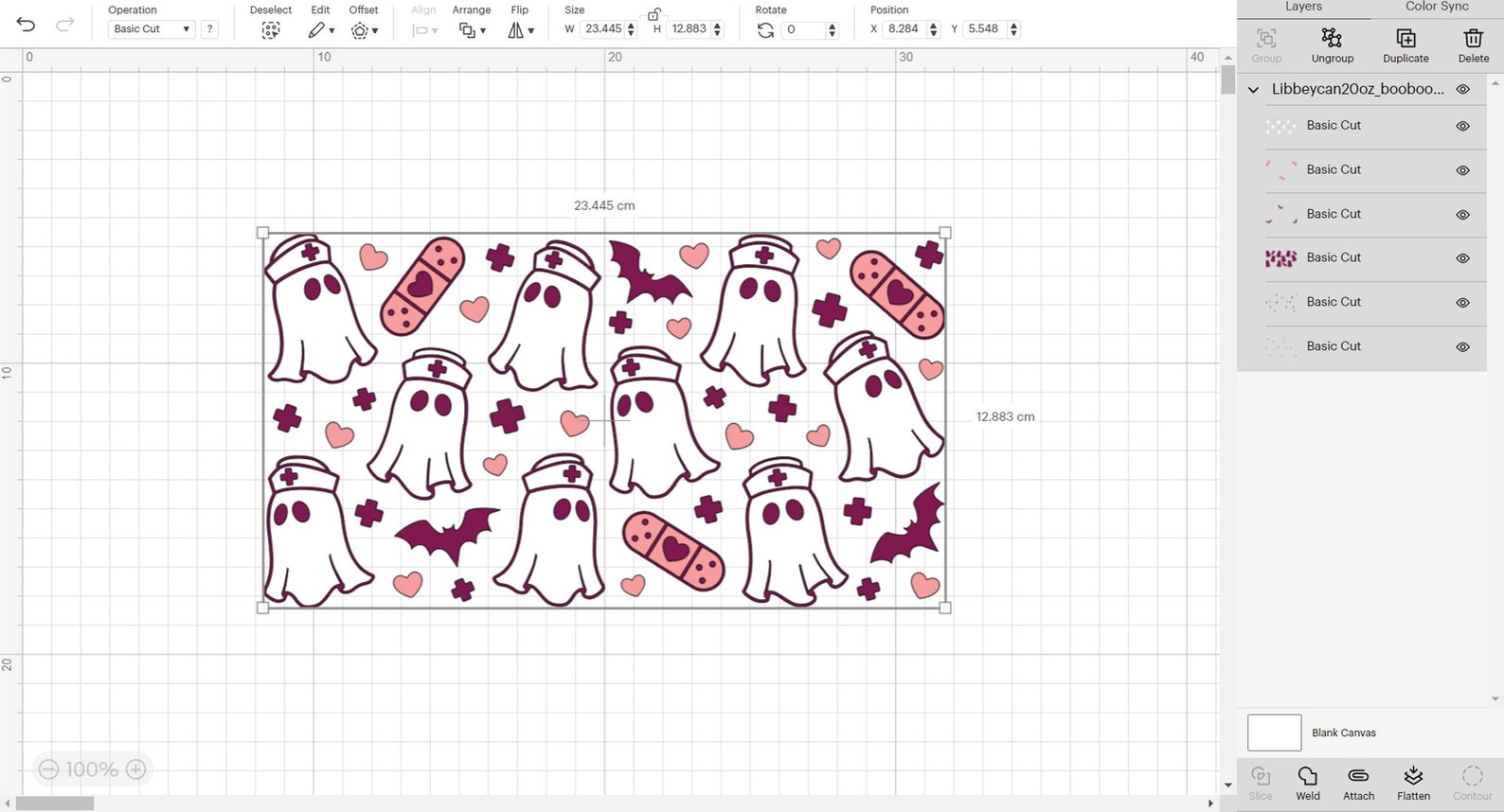 Boo Boo Crew Can Glass Svg, Ghost Nurse Can Glass Svg, Funny Nurse ...