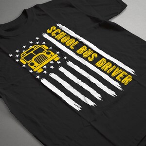 School Bus Driver American Flag Svg, 1st Day of School Svg, Patriotic ...