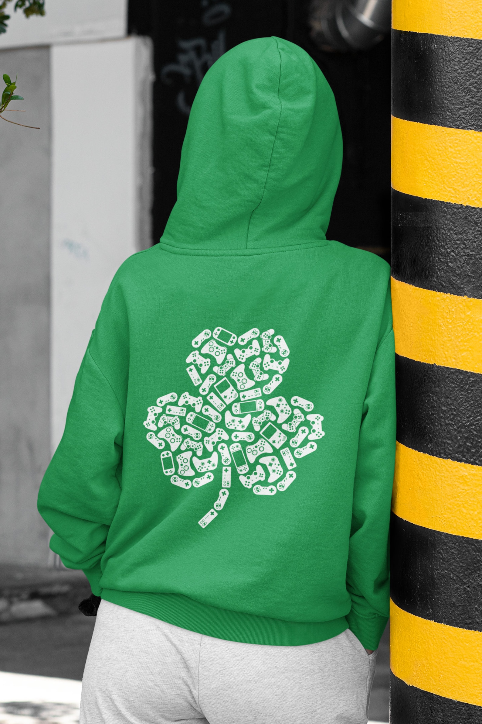 Shamrock Gaming Svg Video Game Shamrock Svg St Patrick's | Etsy
