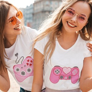 Valentine's Day Game Controller SVG Bundle, Hearts Joysticks SVG ...