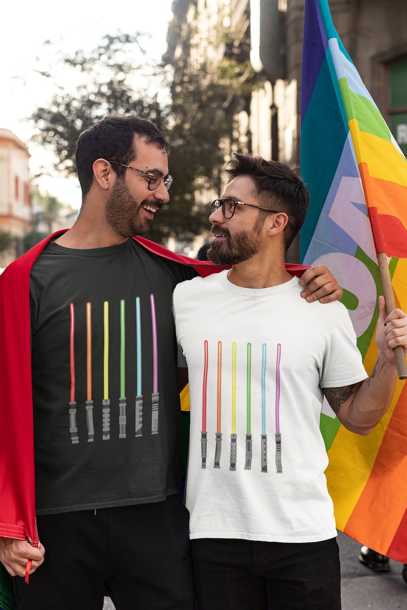 LGBTQ Flag Light Swords Svg, LGBTQ Pride Lightsaber Svg, Gay Awareness ...