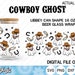 Cowboy Ghost Can Glass Svg, Halloween Boo Haw Can Glass Svg, Spooky ...