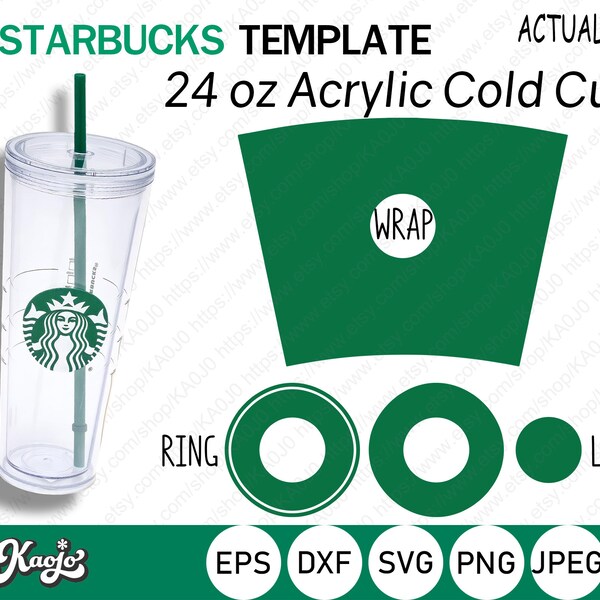 Starbucks Template - Etsy