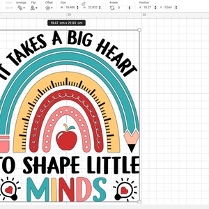 It Takes A Big Heart to Shape Little Minds Svg, Teacher Days Svg ...