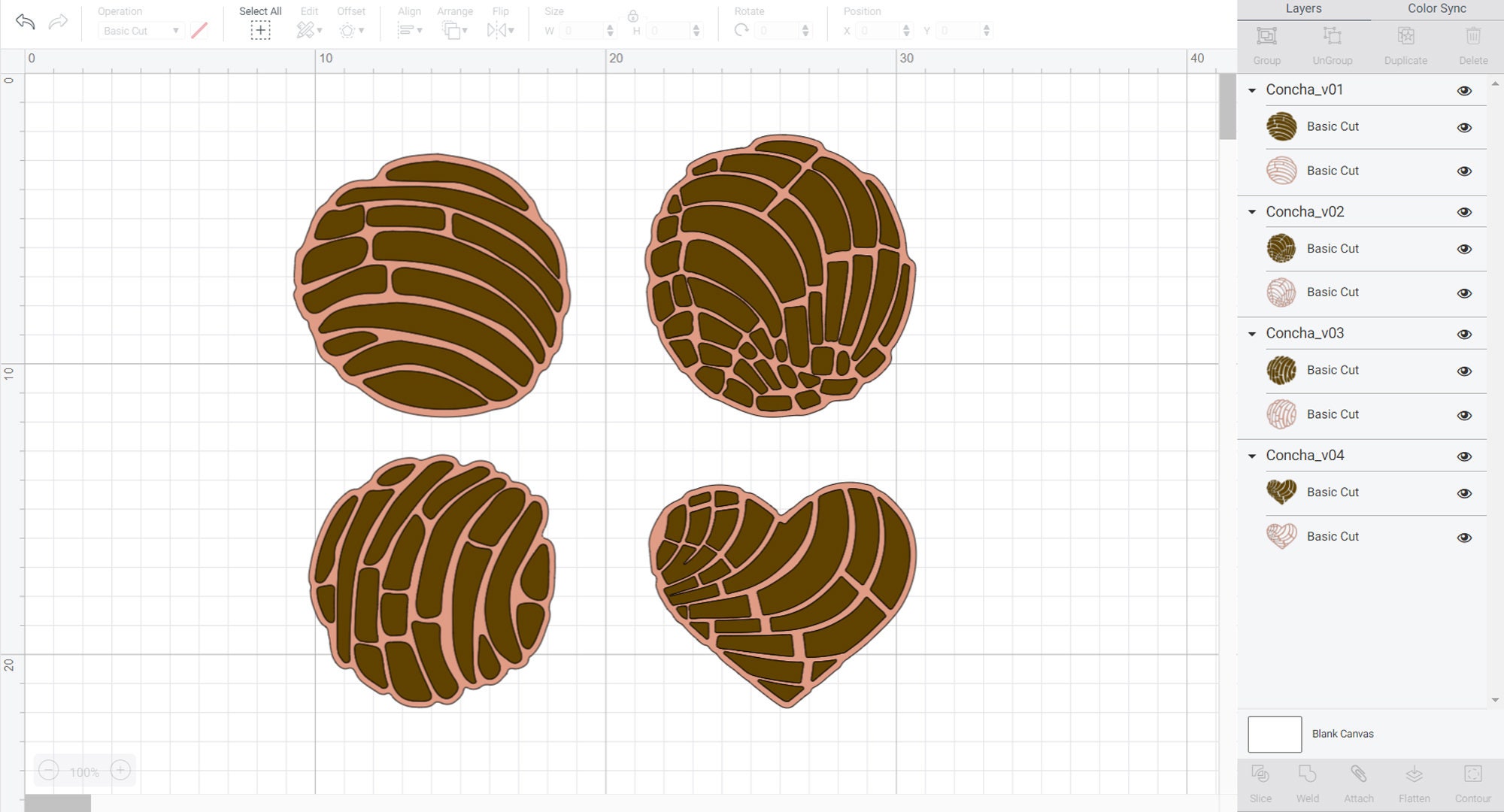 Mexican Conchas SVG Bundle Pan Dulce SVG Cafecito Y Chisme - Etsy