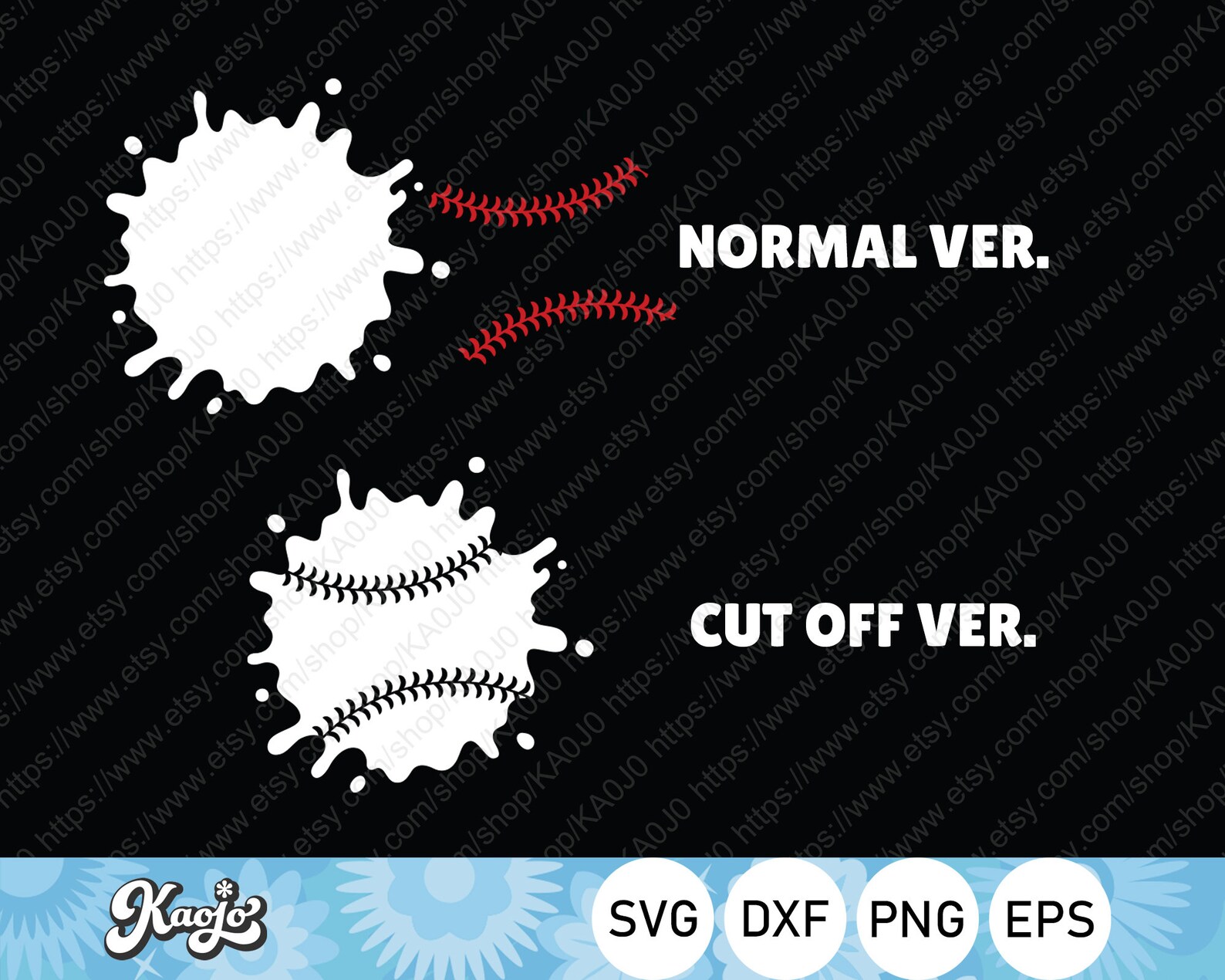 Splatter Sport Balls Bundle Svg, Baseball and Softball Splash Svg ...