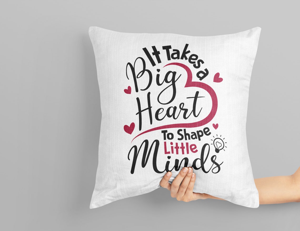 It Takes A Big Heart to Shape Little Minds SVG Teacher Days - Etsy