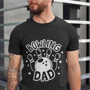 Bowling Dad SVG, Cute Bowling Papa SVG, Gift for Bowling Lover SVG ...