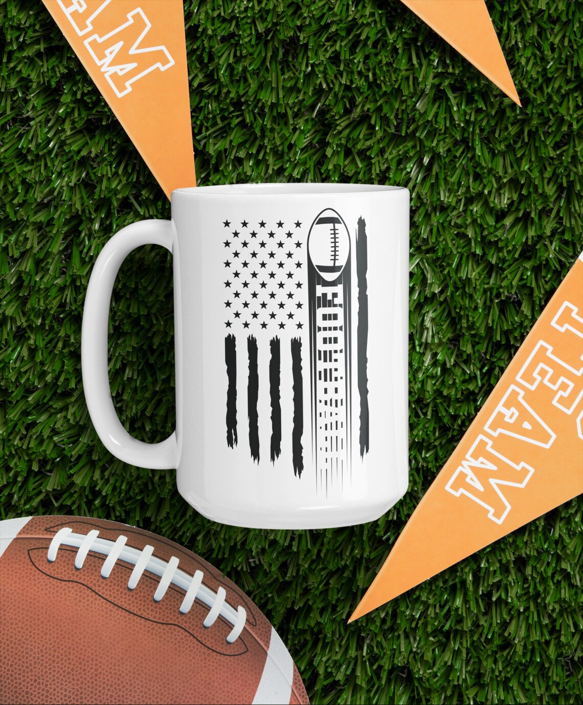 American Football USA Flag SVG American Football Flag SVG - Etsy