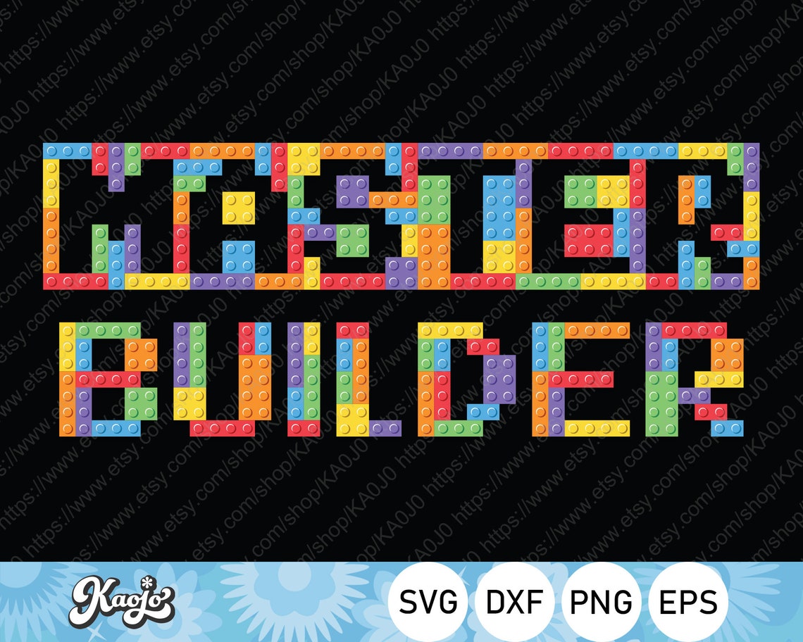 Master Builder Svg, Bricks Master Builder Svg, Building Blocks Svg ...