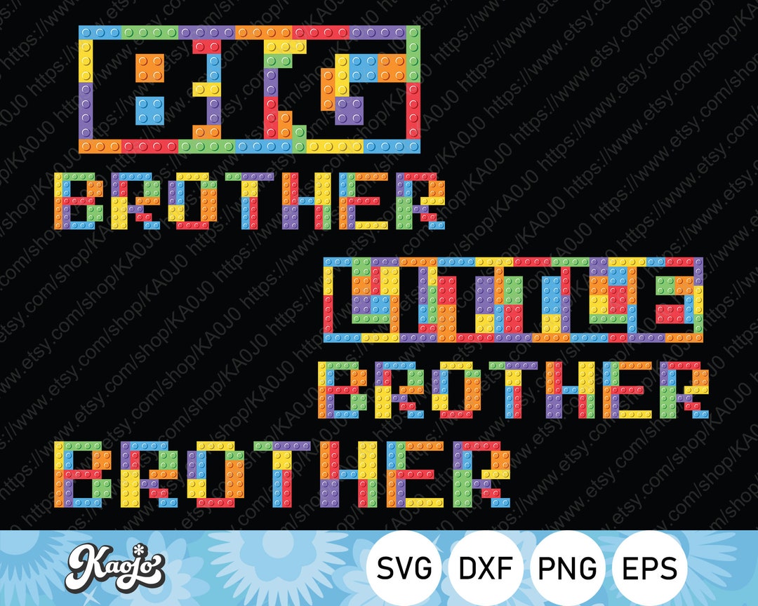Brother Bricks Master Svg, Master Builder Boy Svg, Building Blocks ...