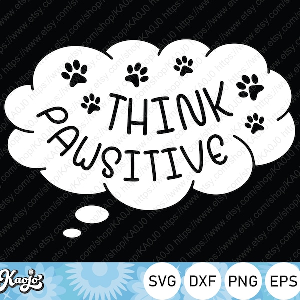 Think Pawsitive - Etsy
