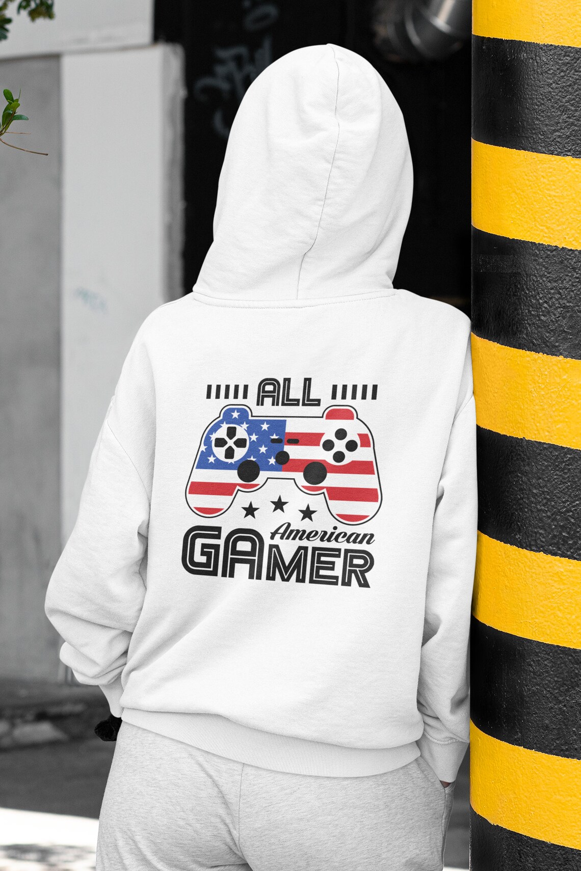 All American Gamer SVG, Patriotic 4th of July Gamer SVG, American Video ...