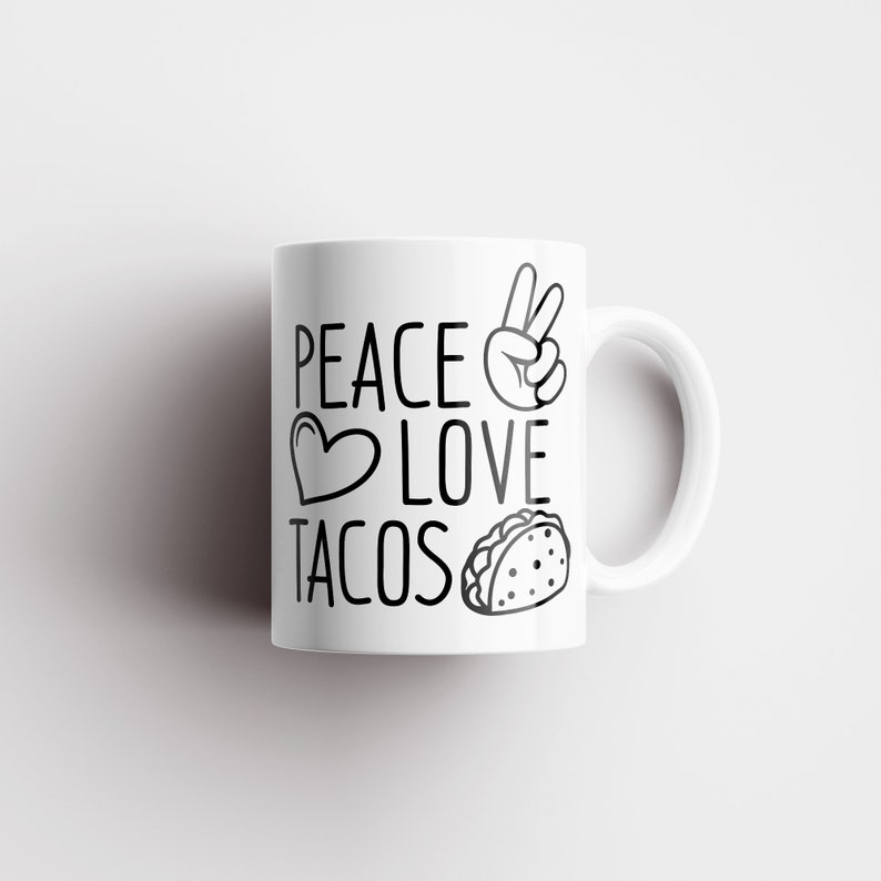 Peace Love Tacos SVG Cinco De Mayo SVG Tacos Lover SVG - Etsy
