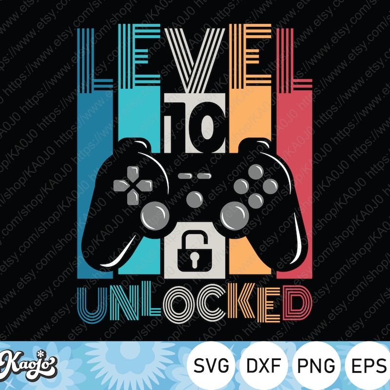 Level 10 Unlocked Svg - Etsy