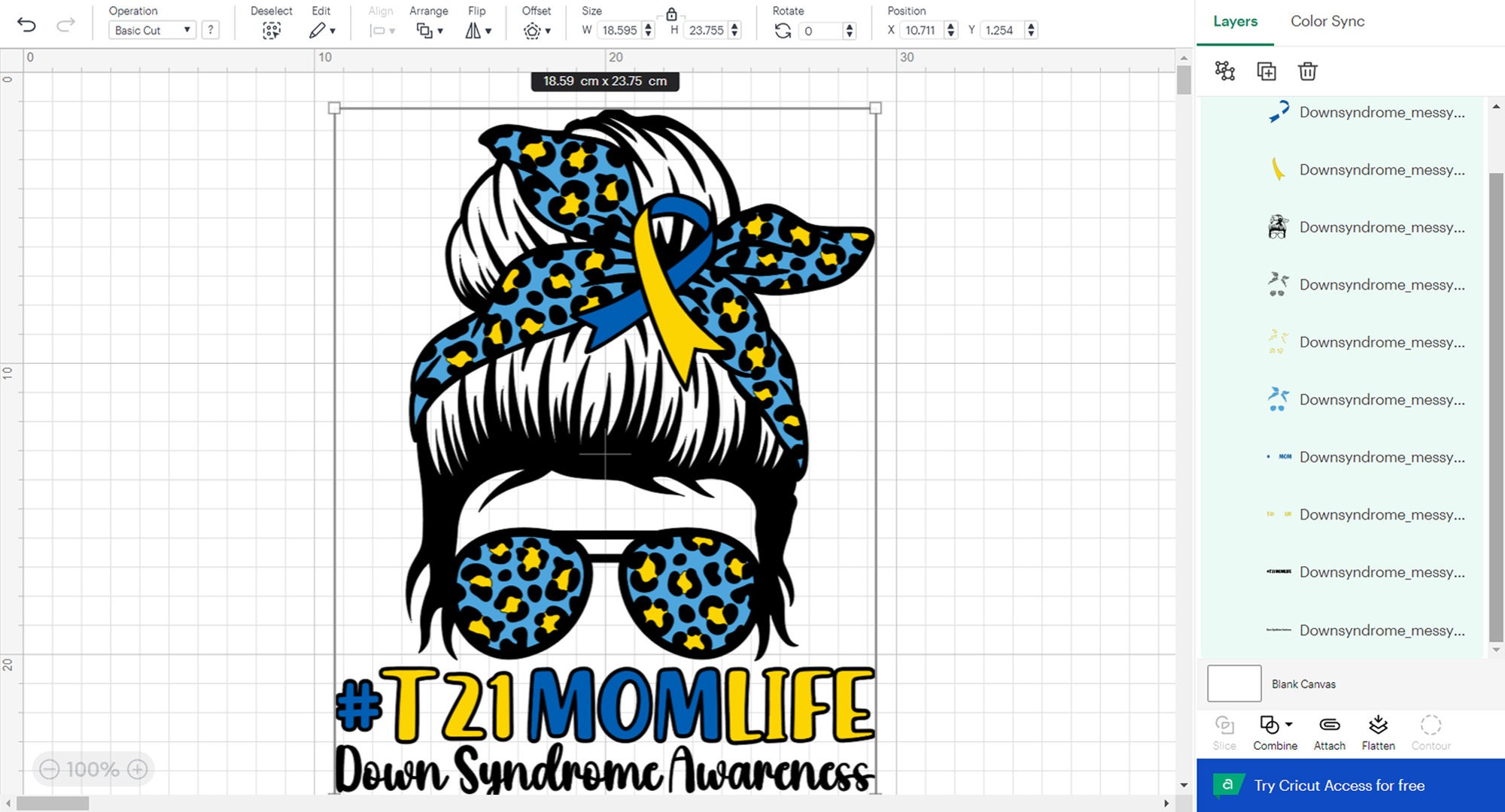 T21 Mom Life Svg, Down Syndrome Awareness Messy Bun Svg, Down Right ...