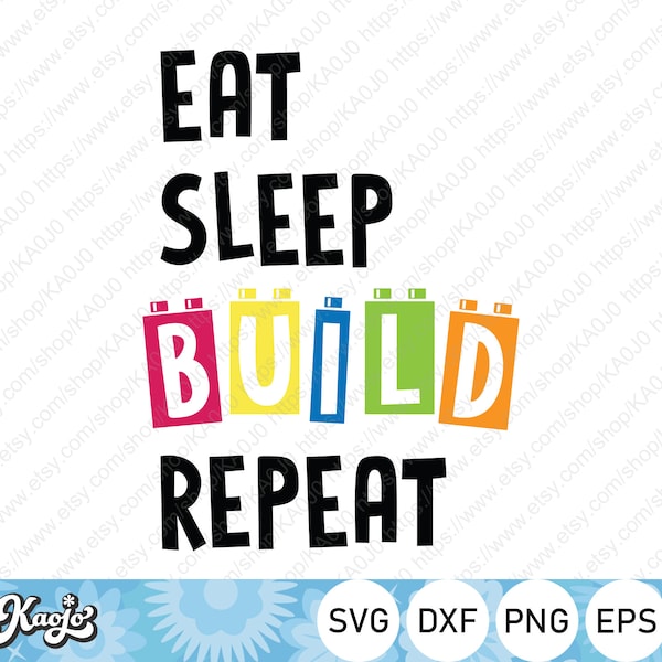 Eat Sleep Build Legos Repeat Png - Etsy